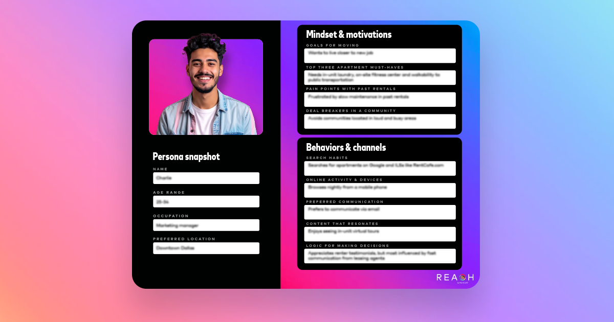 Creating renter personas: 3 easy steps & your free template